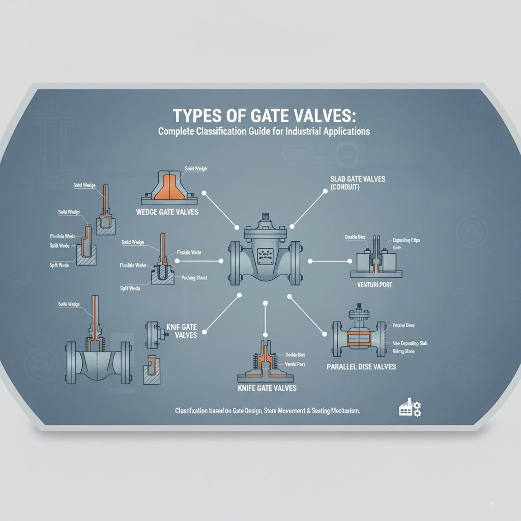 Tipos de válvulas de compuerta: una guía completa para aplicaciones industriales