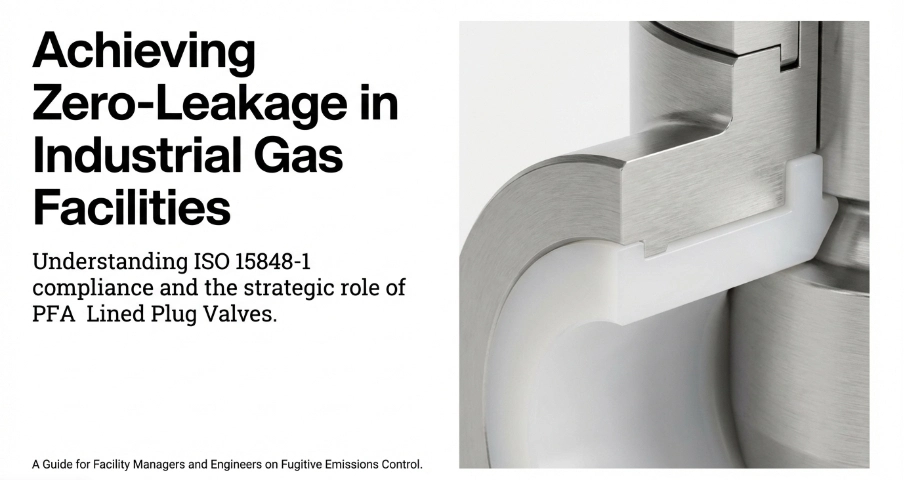 PFA Lined Plug Valve for ISO 15848-1 Emissions Control | YOUFUMI