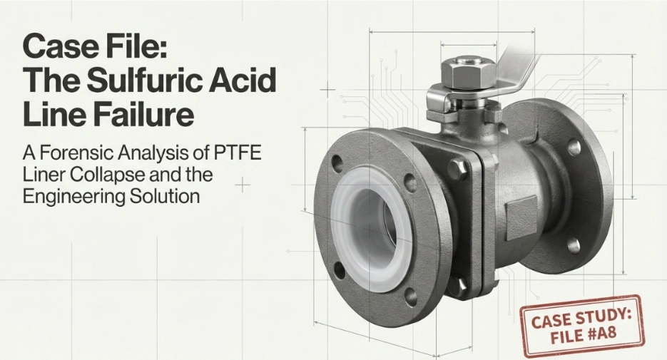 PTFE Lined Valve Failure Case Study Explained | YOUFUMI